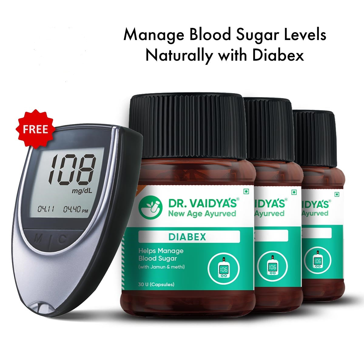 Shop Ayurvedic Diabetes Capsules Online | Dr. Vaidya's