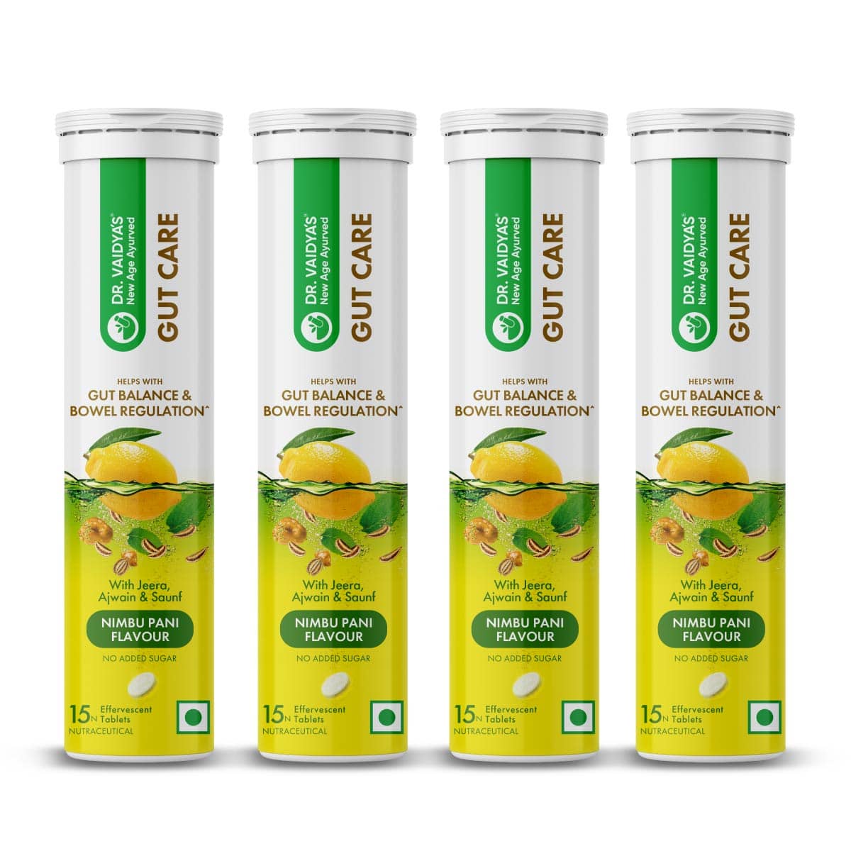 Buy Dr. Vaidya's Digestive Support Effervescent Gut Relief Online